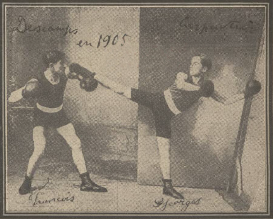 Georges Carpentier, Savateur